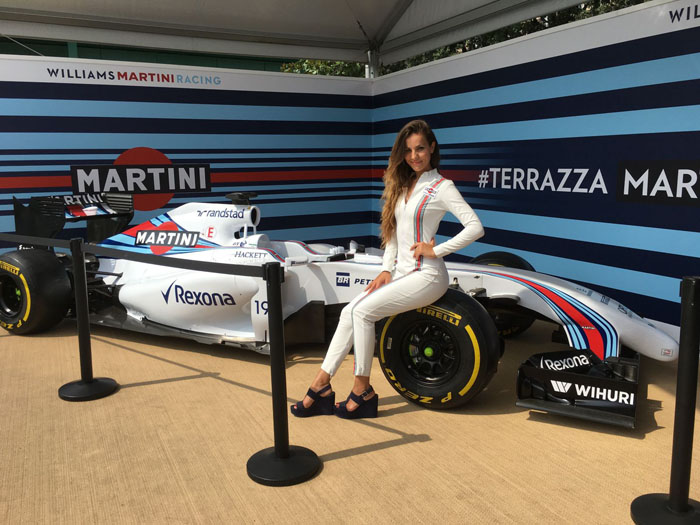 Il nostro team di Hostess all'evento Terrazza Martini